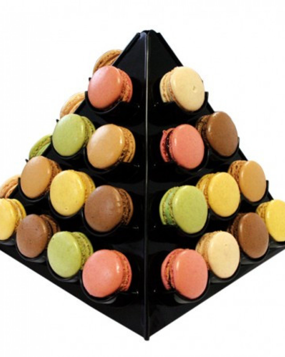 Macaron Assortiment pyramide x24 pièces | Pâtisserie Laurent Xavier