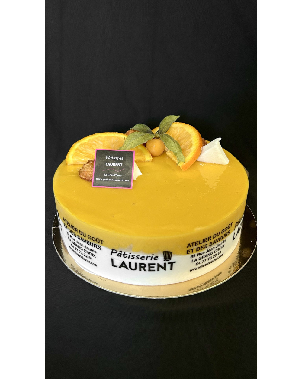 //Entremets Glacé Mango 4/6 pers. | Pâtisserie Laurent Xavier